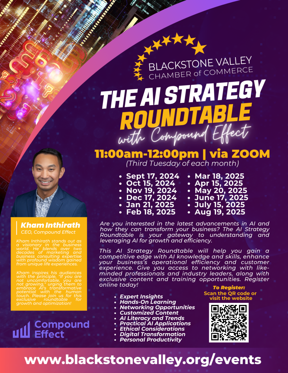 The AI Strategy Roundtable with Compound Effect - Blackstone Valley ...